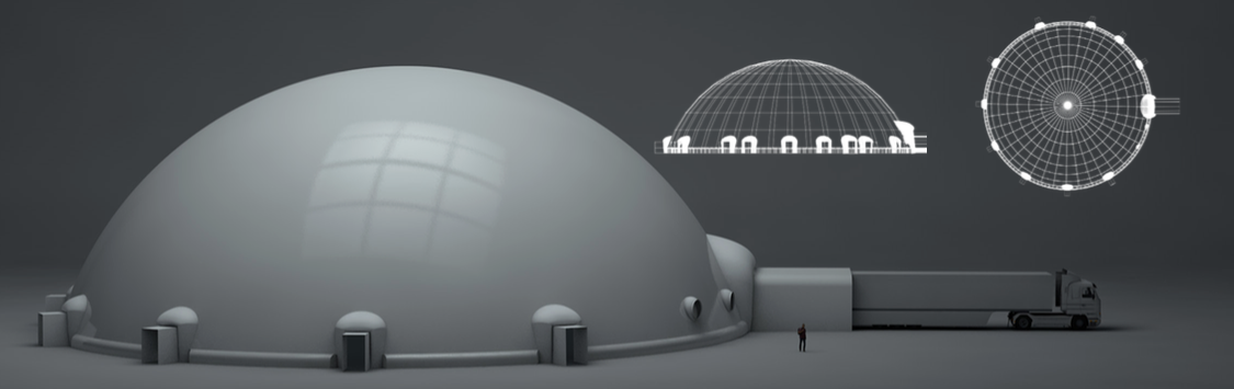 Immersive Mobile Inflatable Dome Size Options – IMRSV-XR